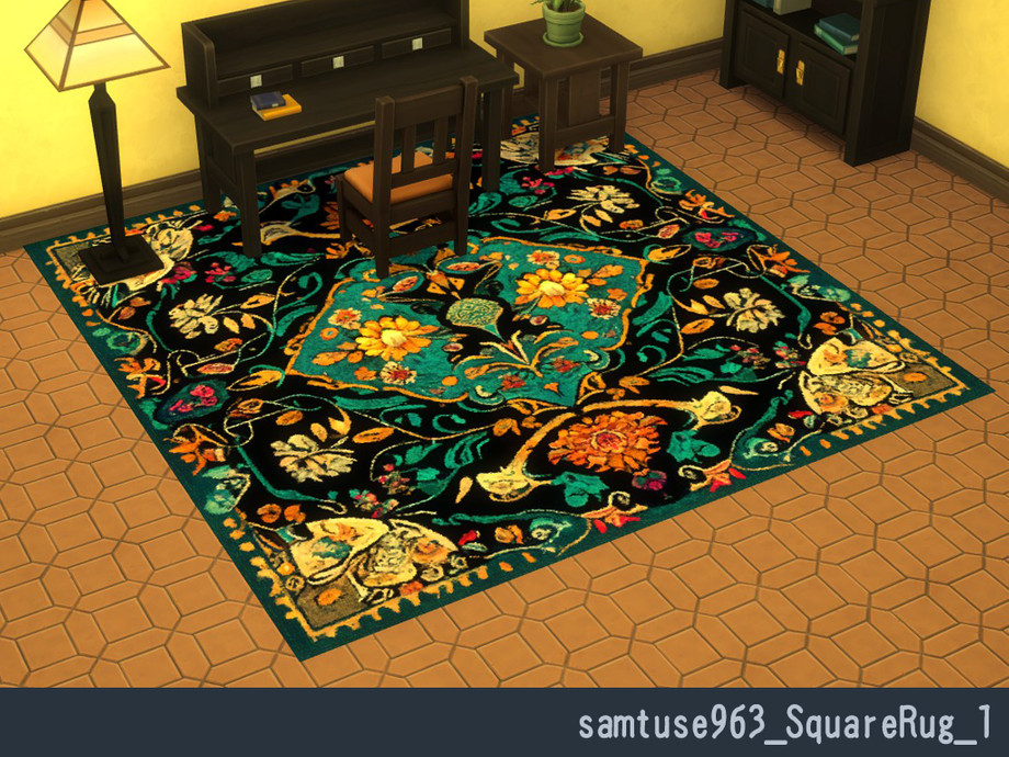 The Sims Resource | Square Rug 1