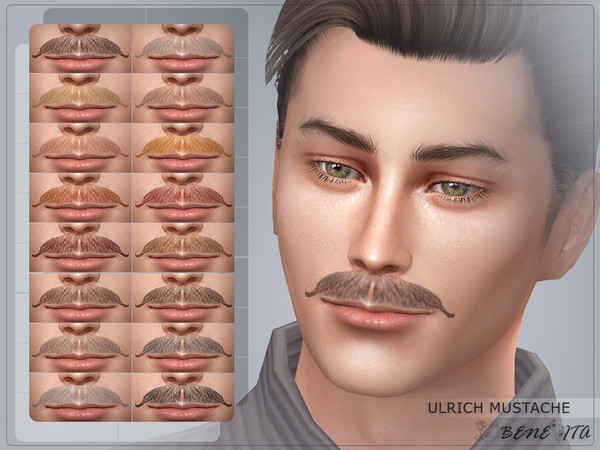 The Sims Resource | Ulrich Mustache [HQ]