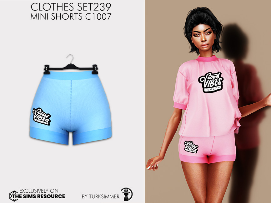 The Sims Resource - Clothes SET239 - Mini Shorts C1007
