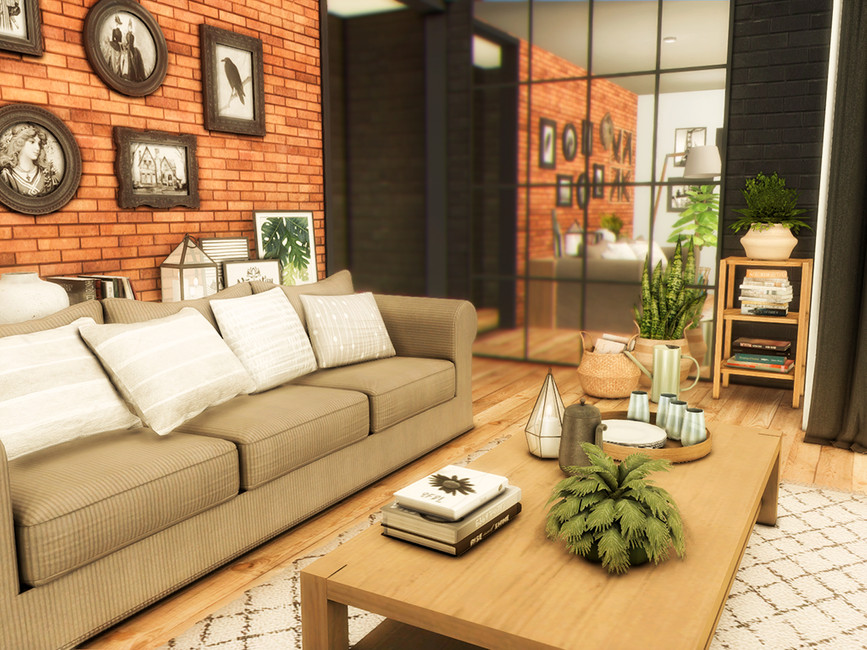 The Sims Resource - Linette Living Room (TSR only CC)