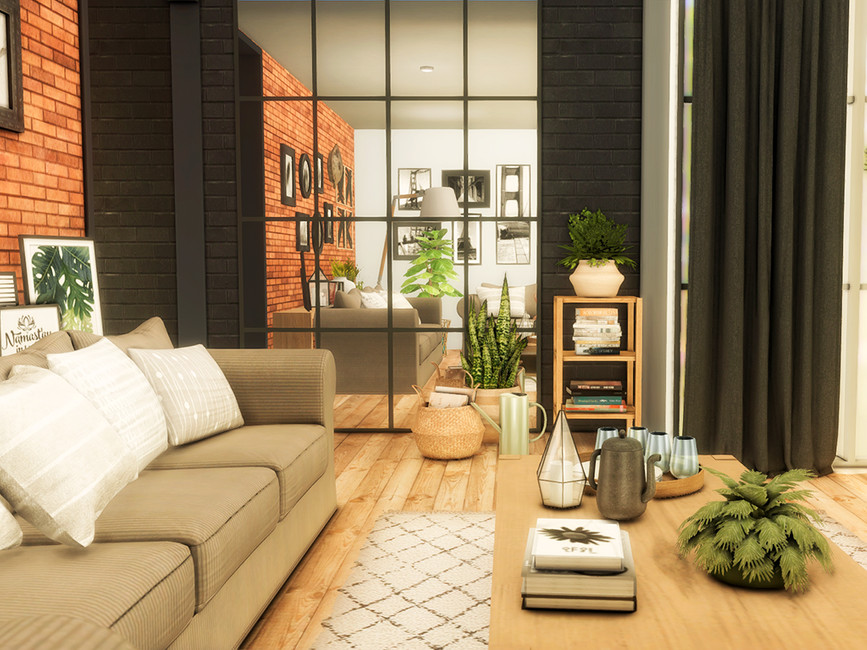 The Sims Resource - Linette Living Room (TSR only CC)