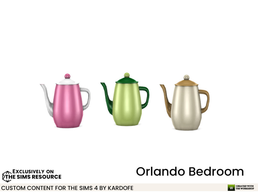The Sims Resource - Orlando Bedroom Toy teapot