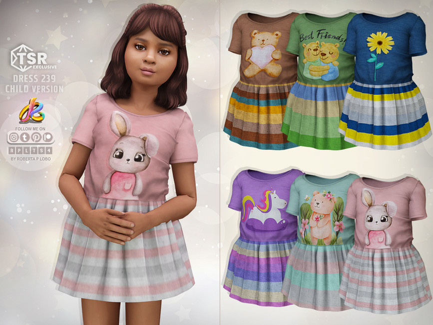 The Sims Resource - Dress 239 Child Version