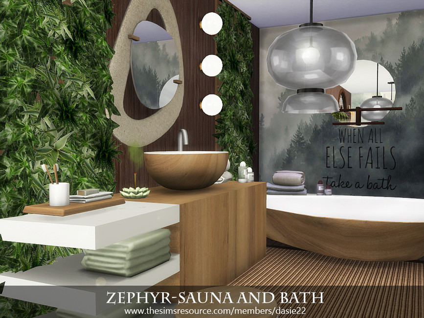 The Sims Resource - Zephyr-Sauna and Bath