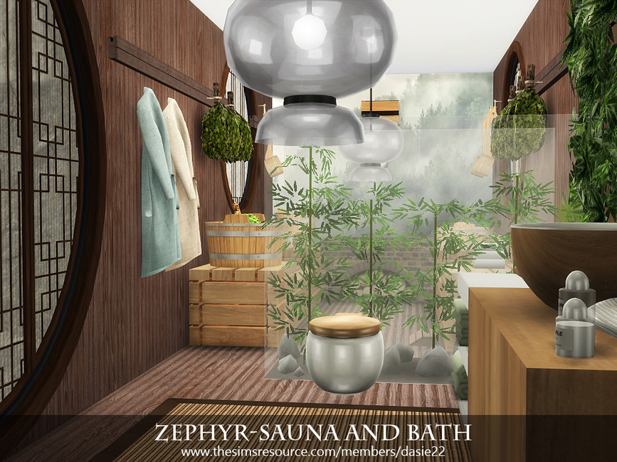 The Sims Resource - Zephyr-Sauna and Bath