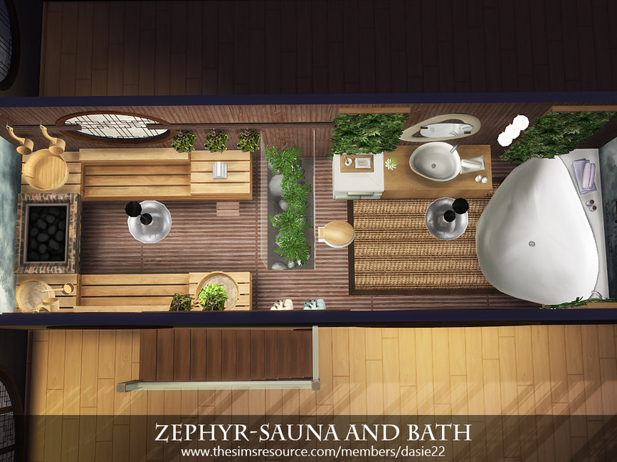 The Sims Resource - Zephyr-Sauna and Bath