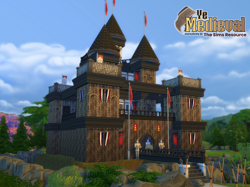 The Sims Resource - YeMedieval_Defiant_Castle