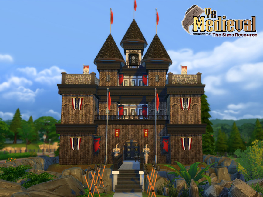 The Sims Resource - YeMedieval_Defiant_Castle