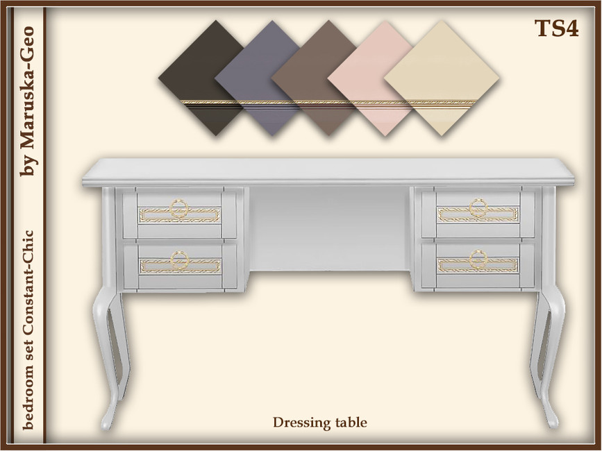 The Sims Resource - [bedroom Constant-Chic] dressing table