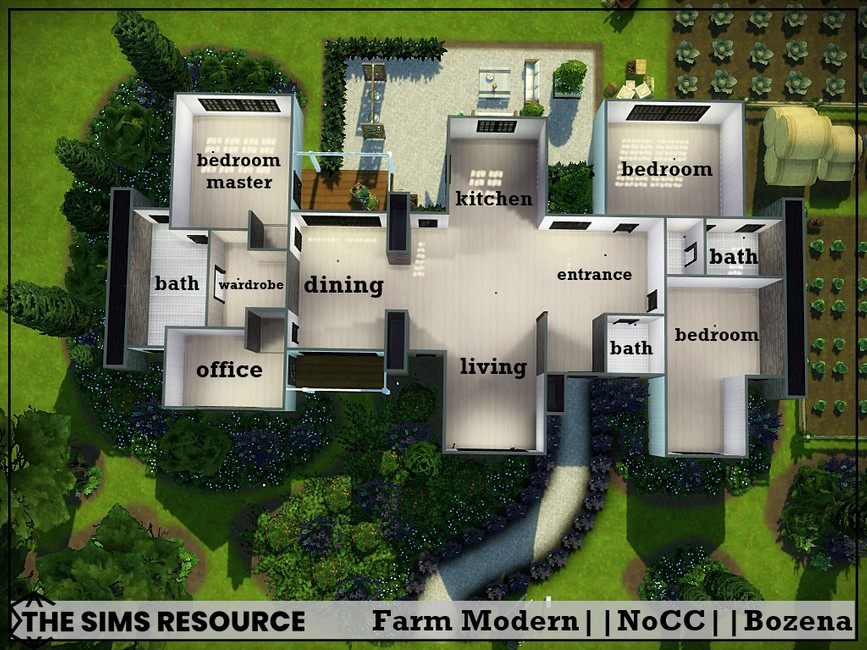The Sims Resource - Farm Modern - Shell
