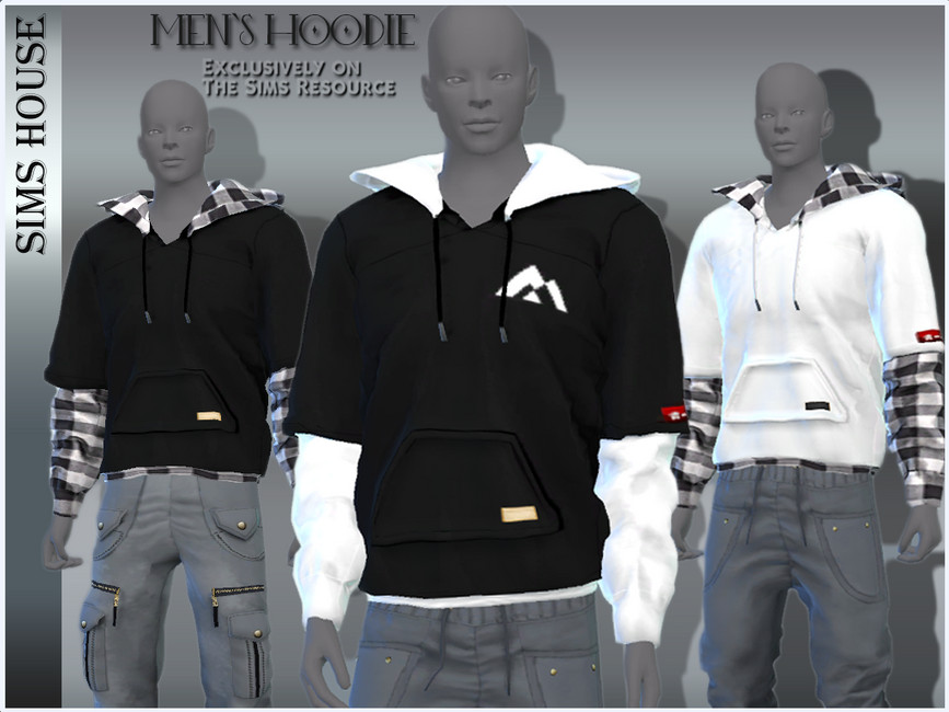 The Sims Resource - MEN'S HOODIE