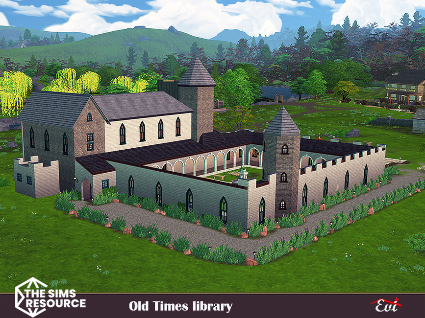 The Sims Resource - Old Times library_no CC