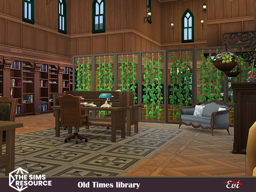 The Sims Resource - Old Times library_no CC