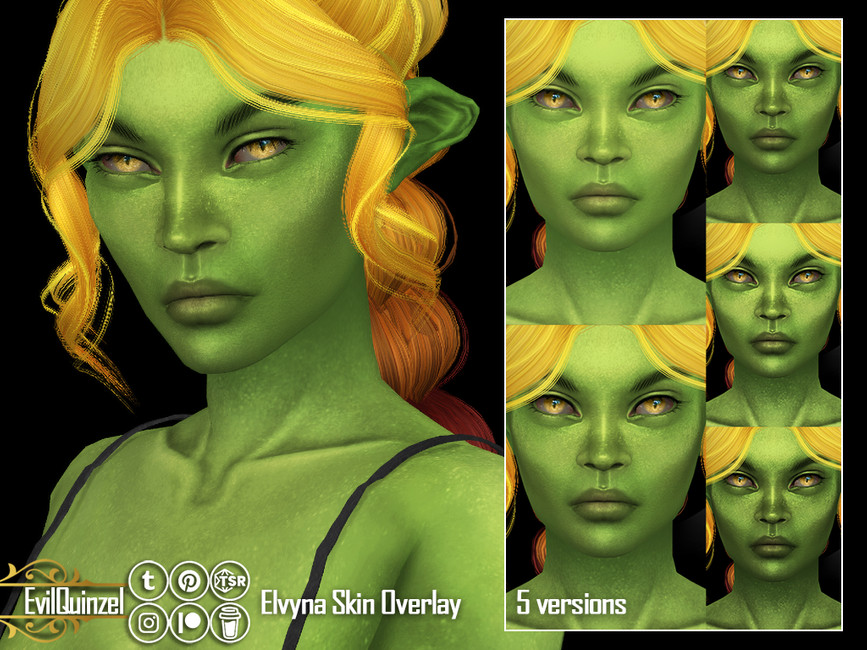 The Sims Resource - Elvyna Skin Overlay