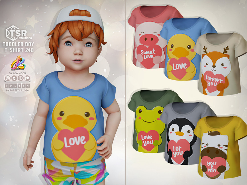The Sims Resource - Toddler Boy T-shirt 240