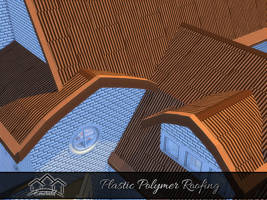 The Sims Resource - Plastic Polymer Roof 1