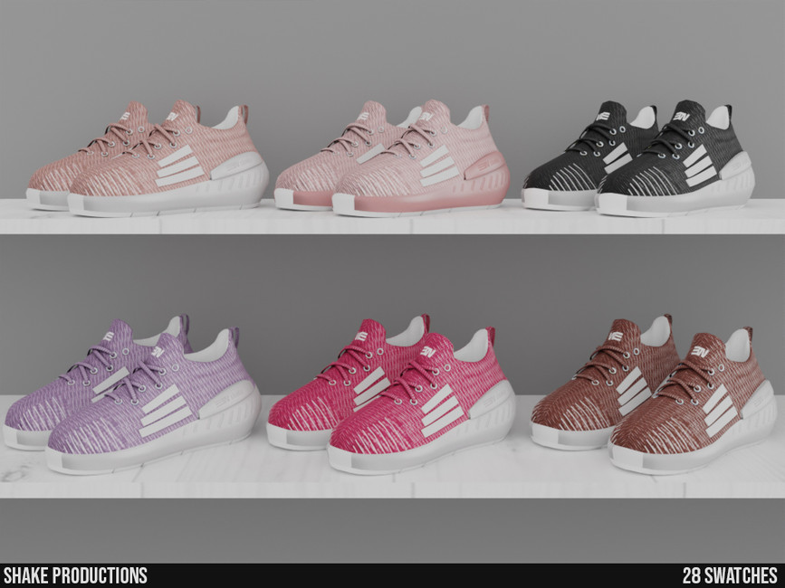 The Sims Resource - 989 - Sneakers (Female)
