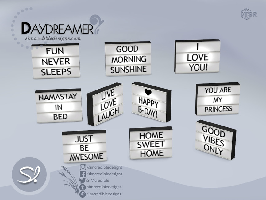 The Sims Resource - Daydreamer cinema light box