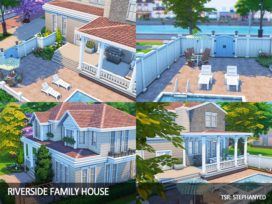 The Sims Resource | Riverside Family House