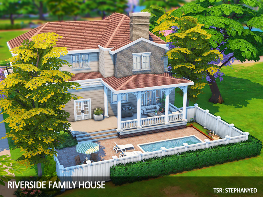 The Sims Resource | Riverside Family House