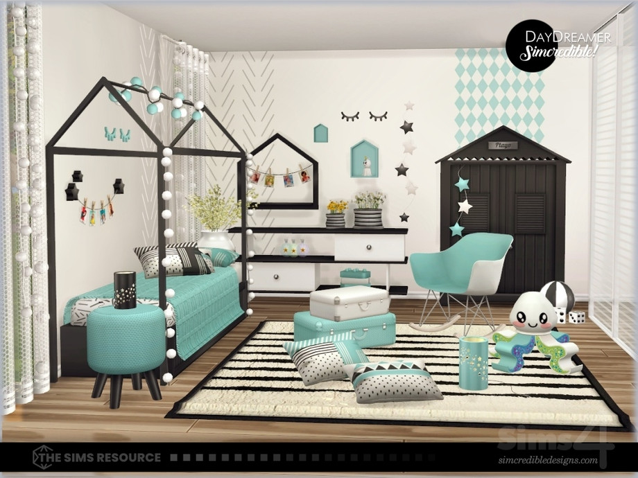 The Sims Resource - Daydreamer Bed kids