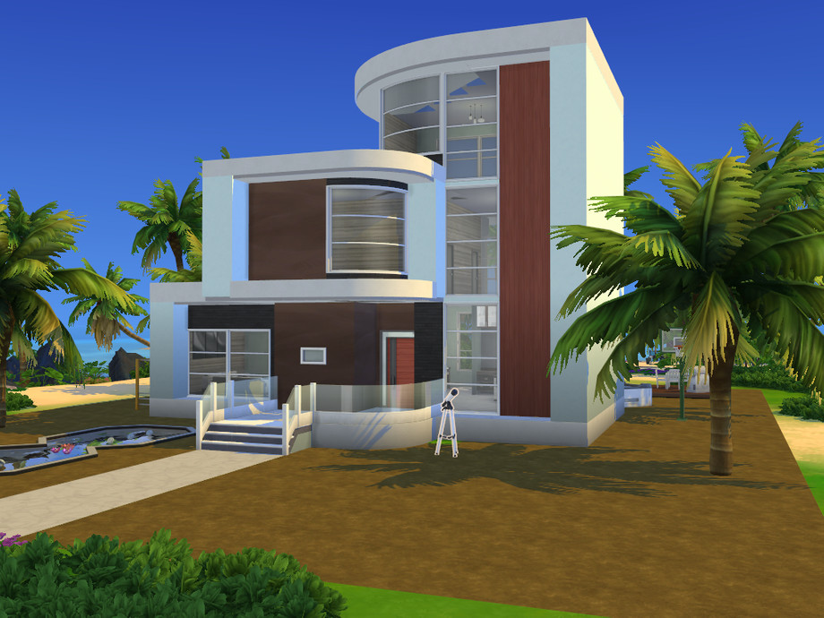 The Sims Resource | Modern Minimalist Villa