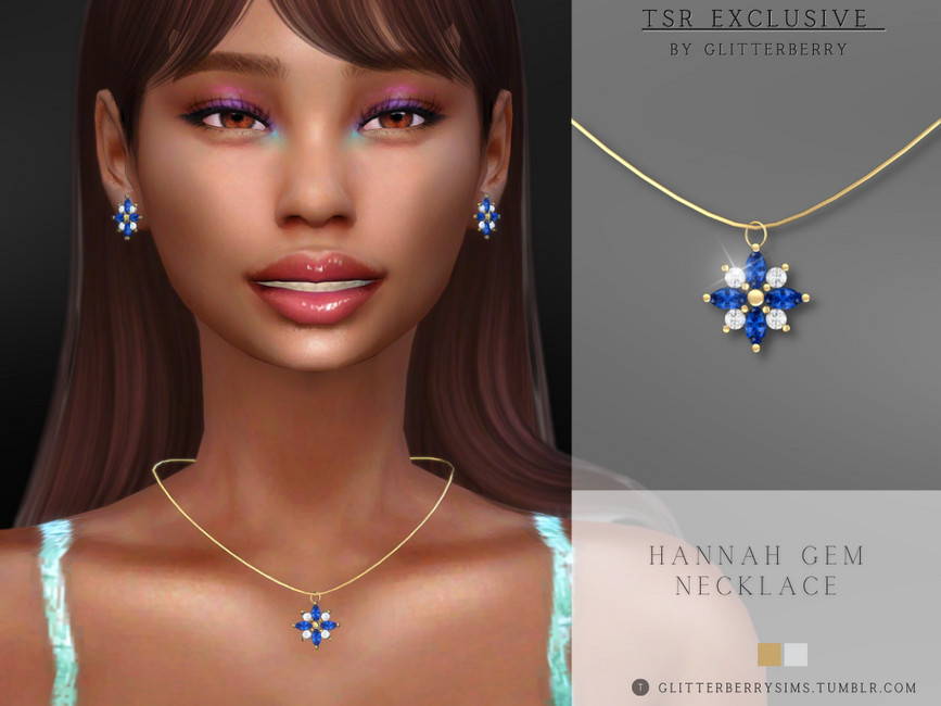 The Sims Resource - Hannah Gem Necklace