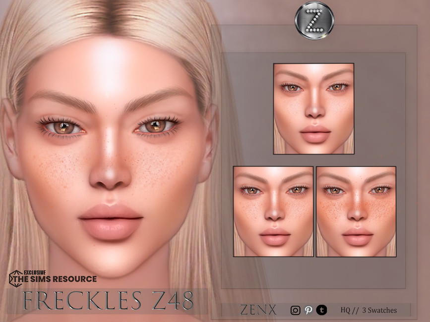 The Sims Resource - FRECKLES Z48