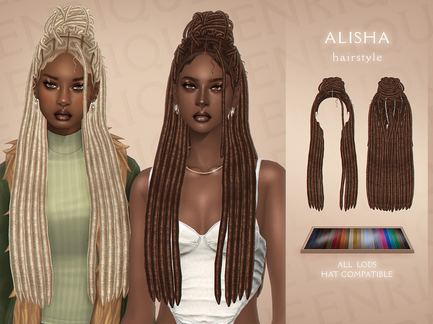 The Sims Resource - Alisha Hairstyle