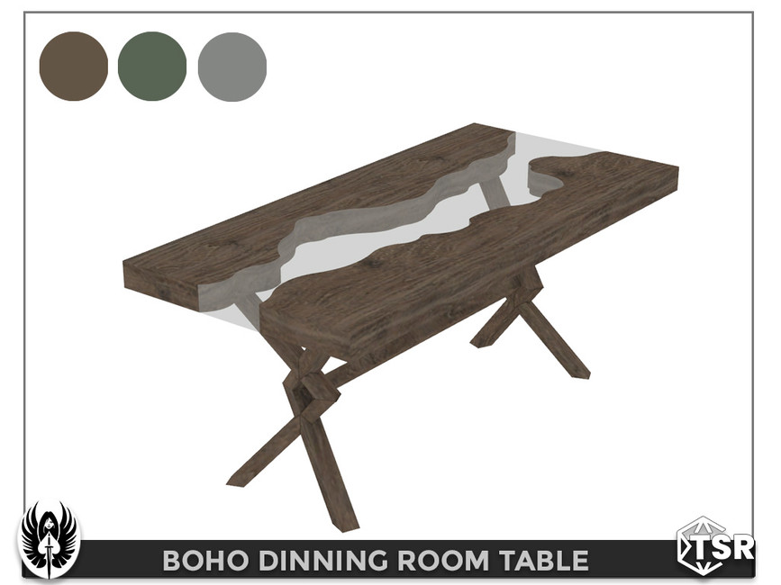 The Sims Resource - Boho Dinning Room Table