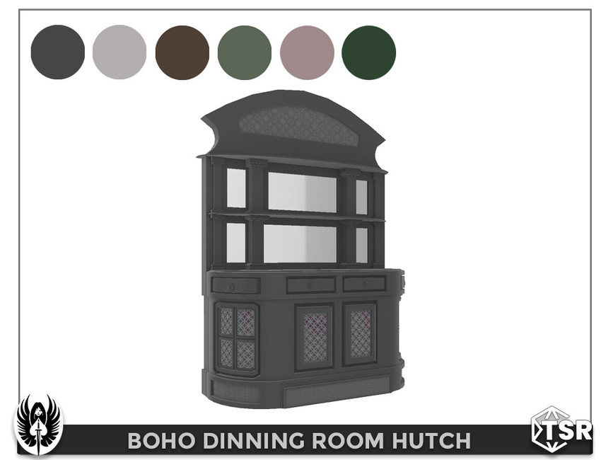 The Sims Resource - Boho Dinning Room Hutch