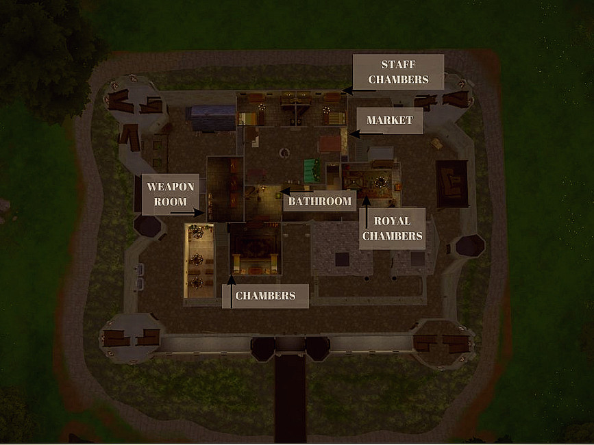The Sims Resource - Castle Fortress (no CC)