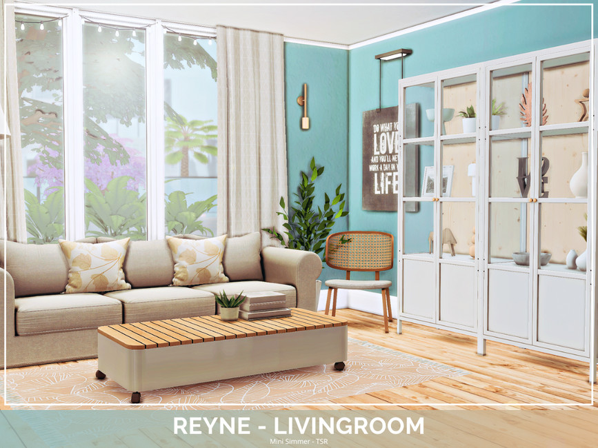 The Sims Resource - Reyne Livingroom - TSR Only CC