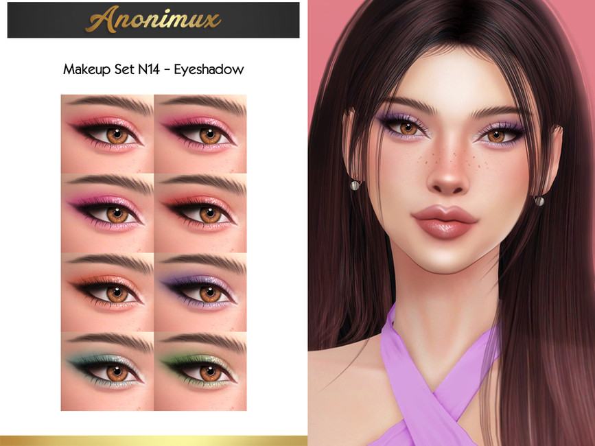 The Sims Resource - Makeup Set N14 -Eyeshadow