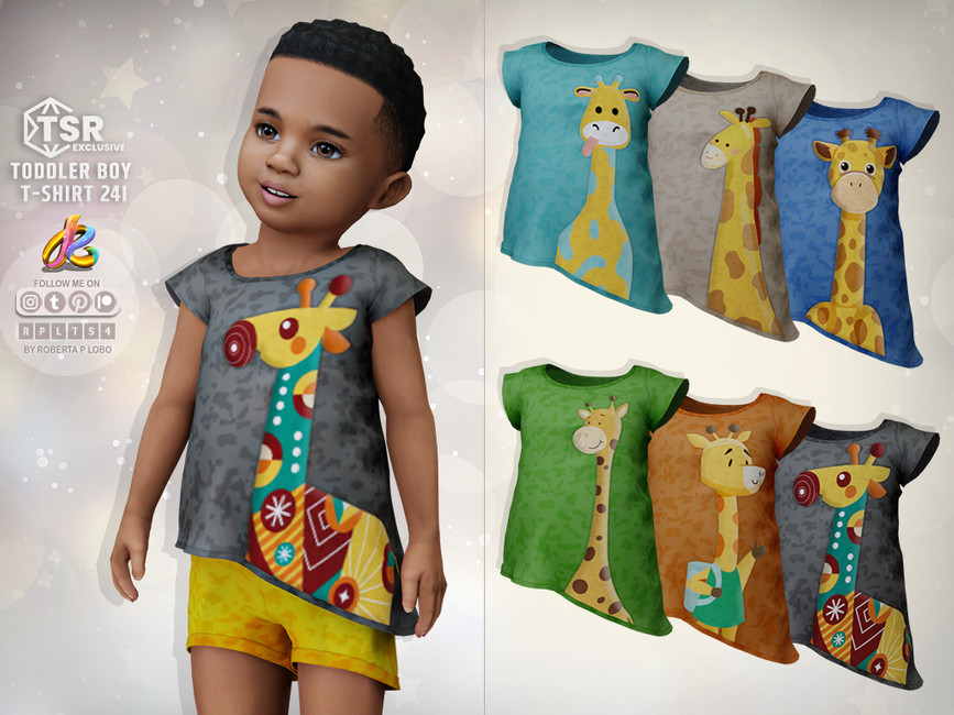 The Sims Resource - Toddler Boy T-shirt 241