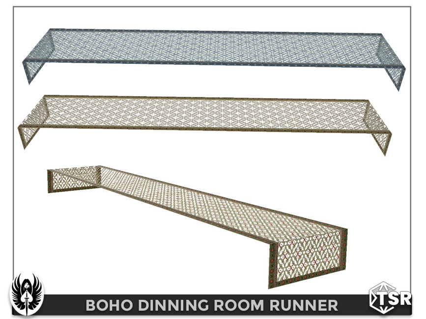 The Sims Resource - Boho Dinning Room Runner