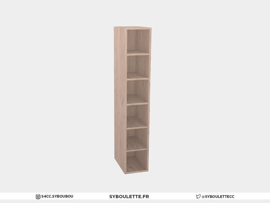 The Sims Resource - Laundry - Column (open shelves)