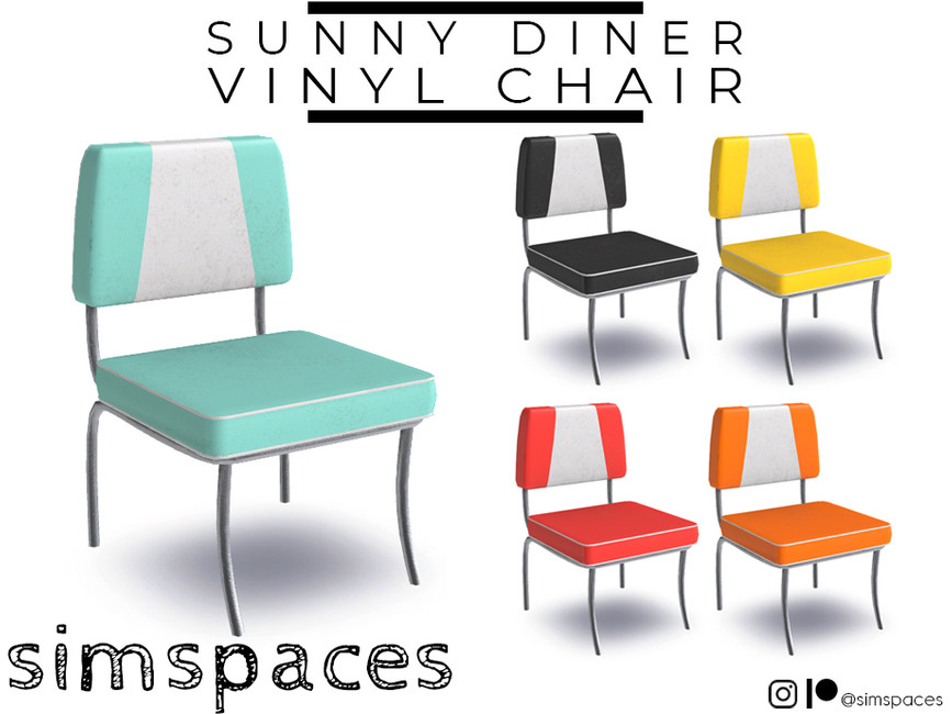 The Sims Resource - Sunny Diner - vinyl chair