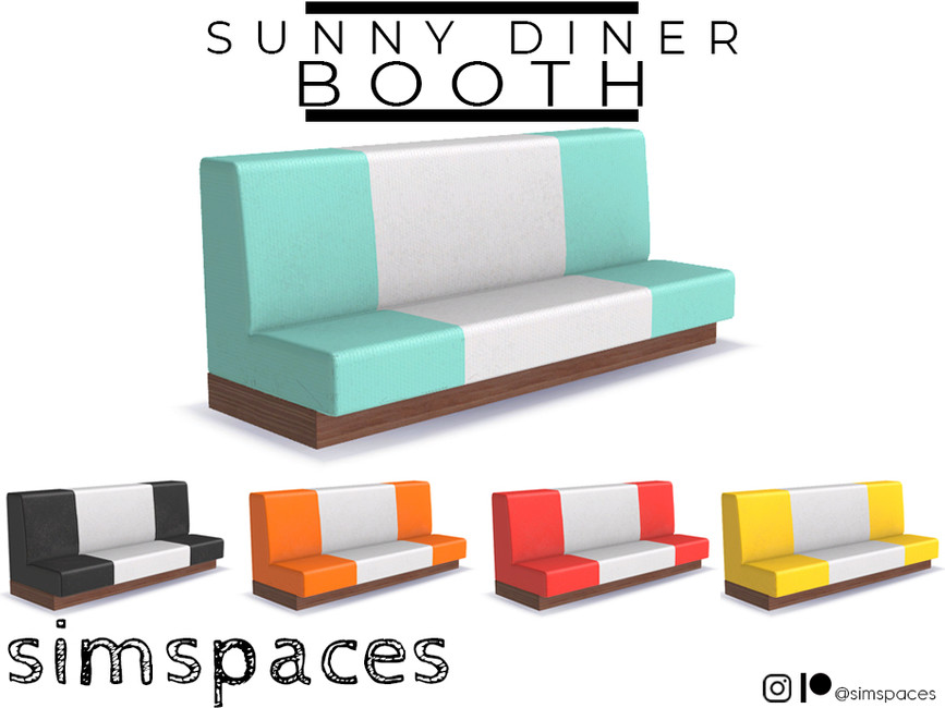 The Sims Resource - Sunny Diner - booth
