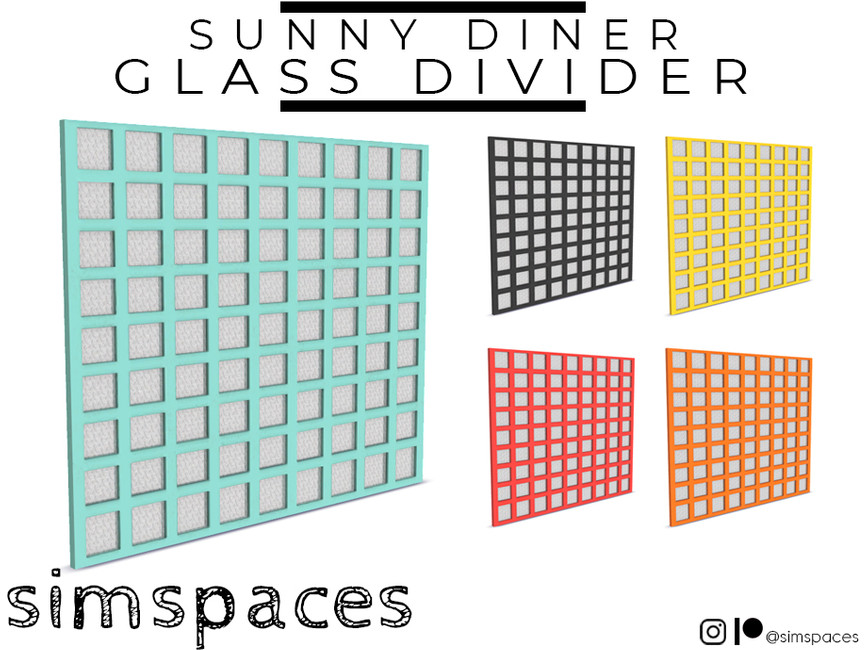 The Sims Resource - Sunny Diner - glass divider