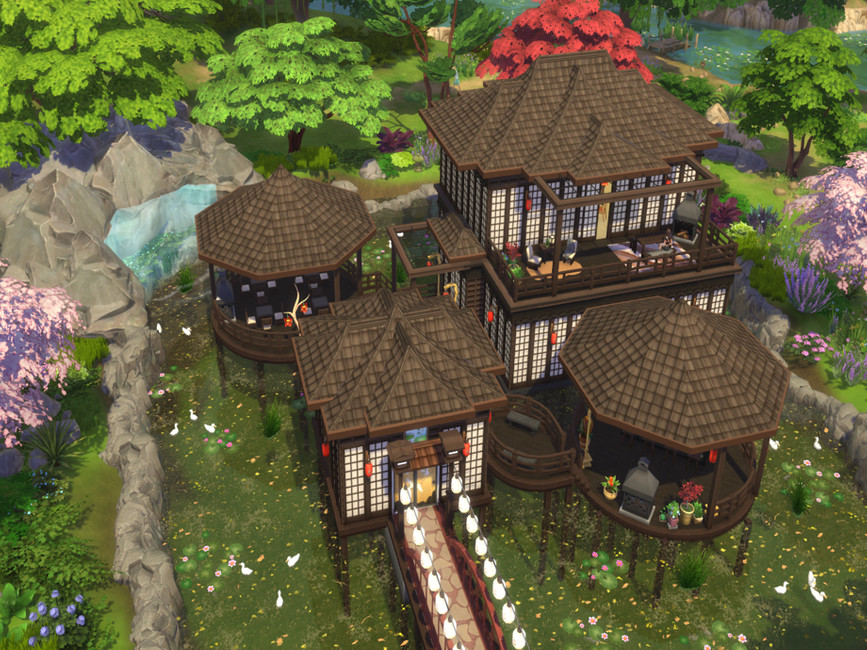 The Sims Resource - Asian Restaurant