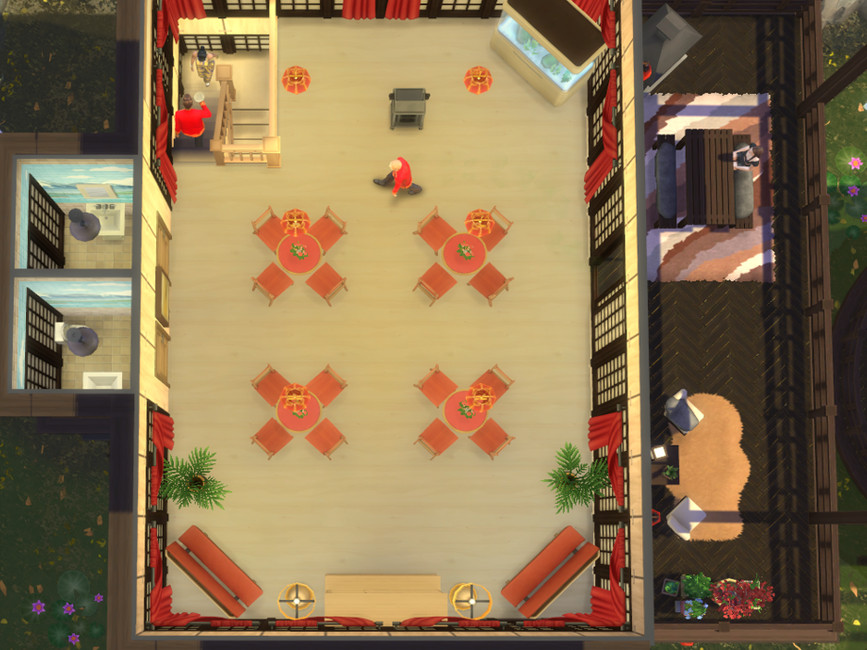 The Sims Resource - Asian Restaurant