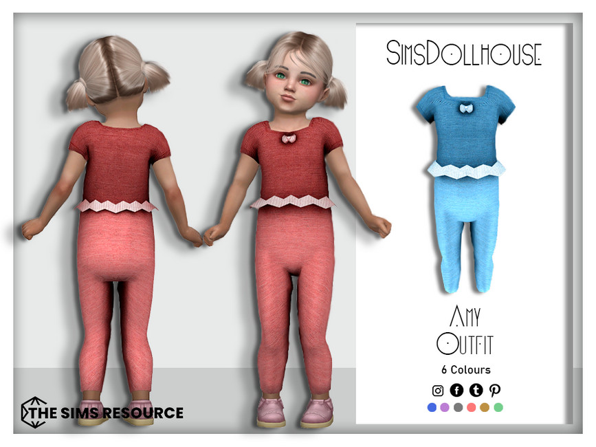 The Sims Resource - Amy Outfit