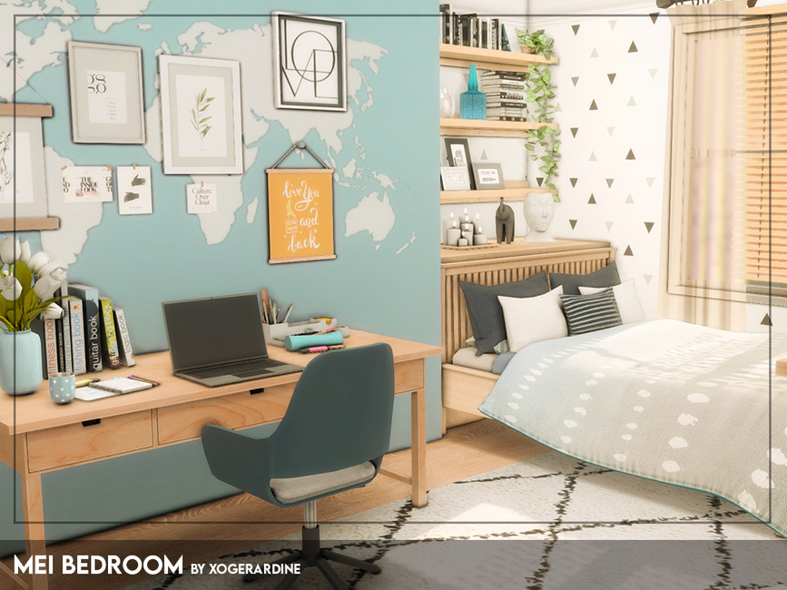 The Sims Resource - Mei Bedroom (TSR only CC)