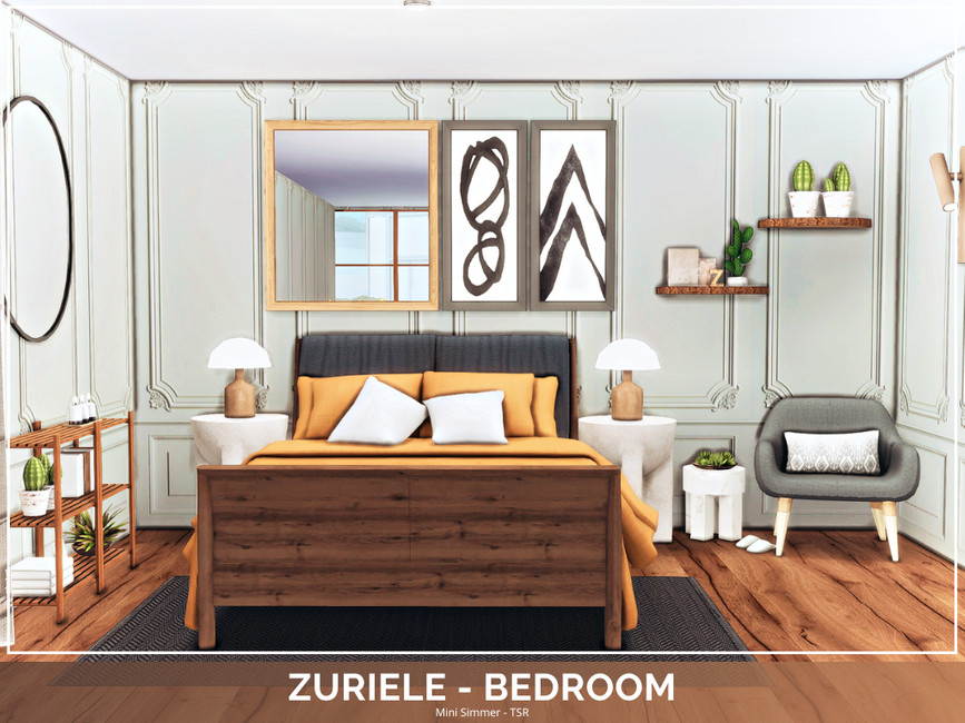 The Sims Resource - Zuriele Bedroom - TSR Only CC