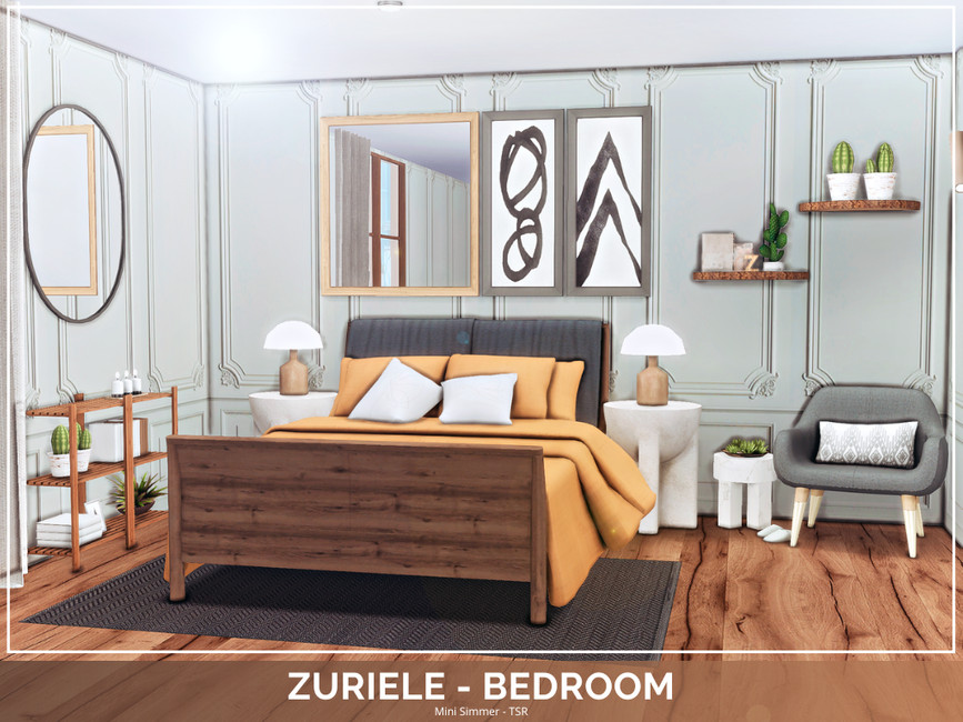 The Sims Resource - Zuriele Bedroom - TSR Only CC