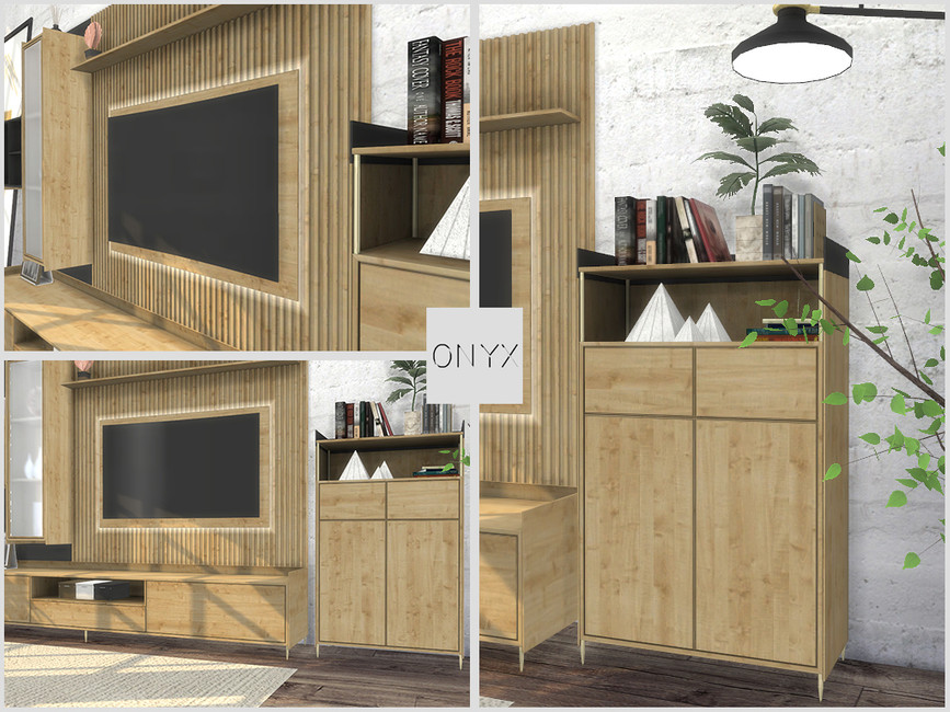 The Sims Resource - Newell TV Units & Living Space