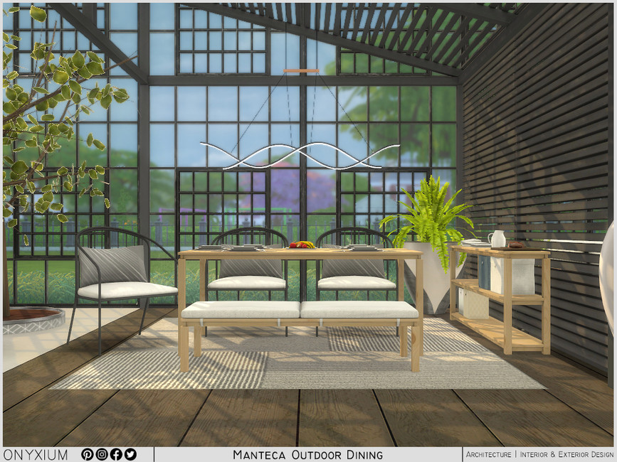 The Sims Resource - Manteca Outdoor Dining