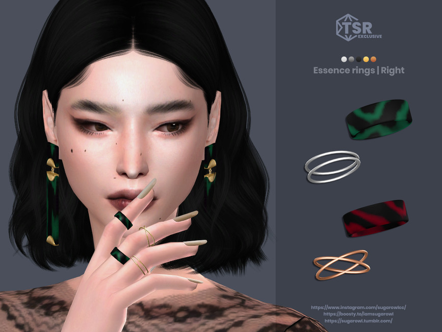 The Sims Resource - Essence female rings | Right