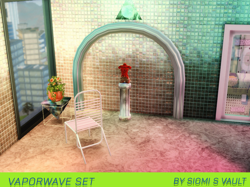The Sims Resource - Vaporwave set
